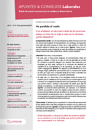 Apuntes & Consejos Laborales | Apuntes y Consejos