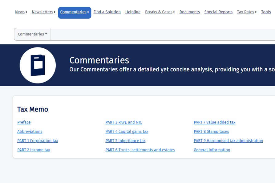 Welcome | Tax Essentials